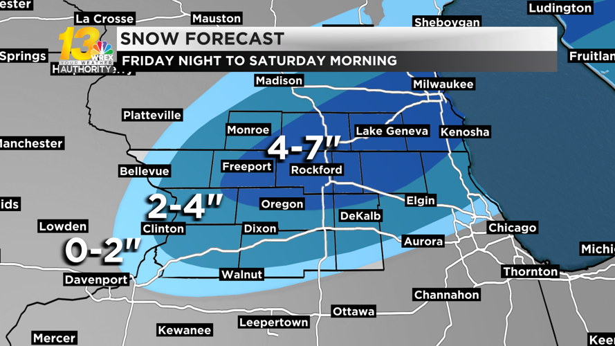 Wet, slushy snow moves in Friday night | Top Stories | wrex.com