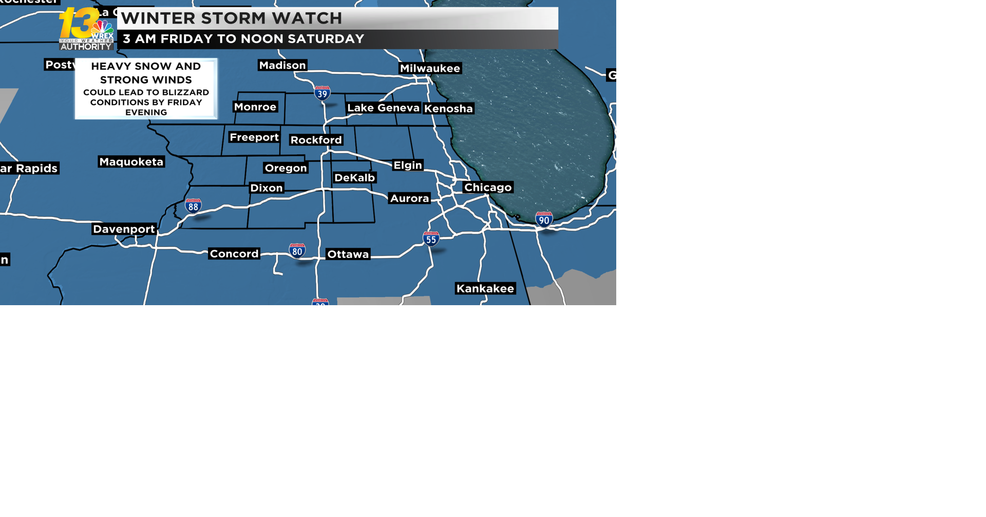 Light snow falls tonight, then Winter Storm Watches start | Top Stories ...