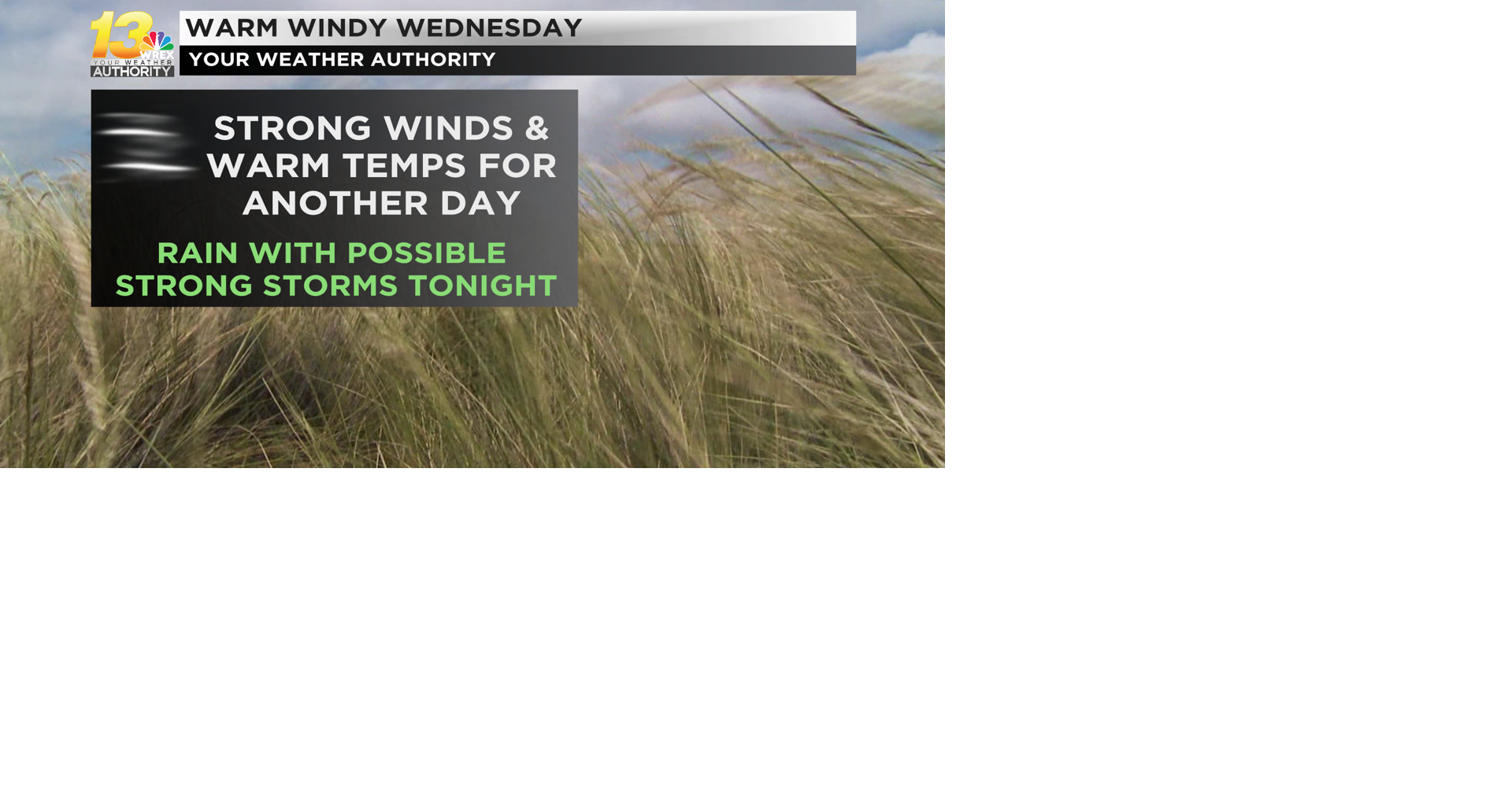 Strong winds ramp up ahead of a threat for stronger storms | Top ...
