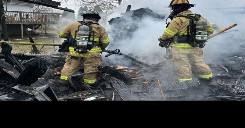 Belvidere fire results in a total loss of detached home garage, car ...