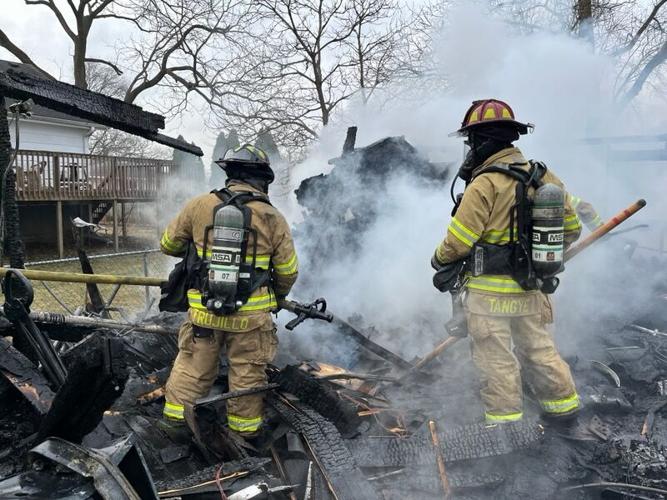 Belvidere fire results in a total loss of detached home garage, car ...