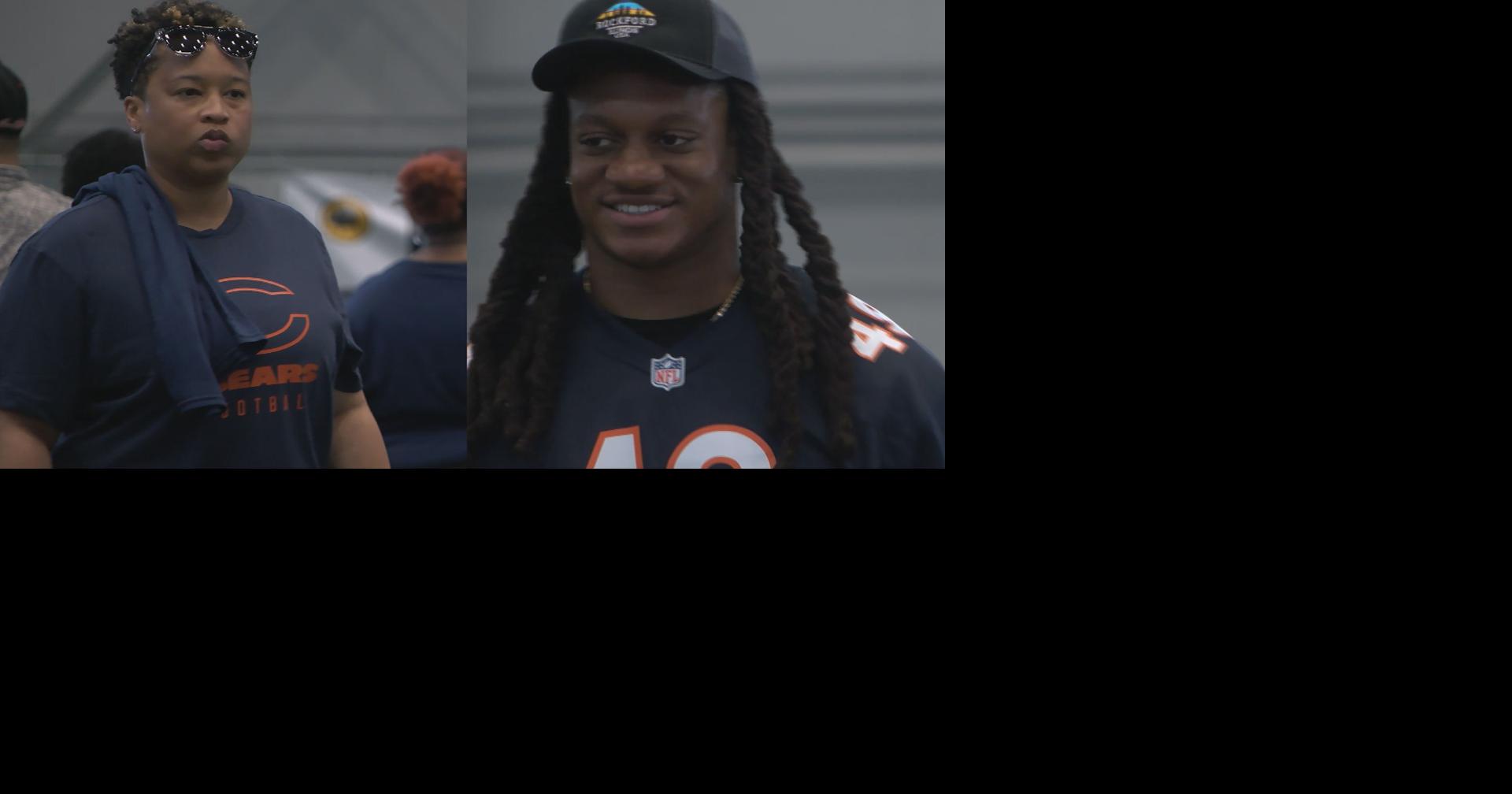 The Chicago Bears in Rockford: Tremaine Edmunds and Jennifer King ...