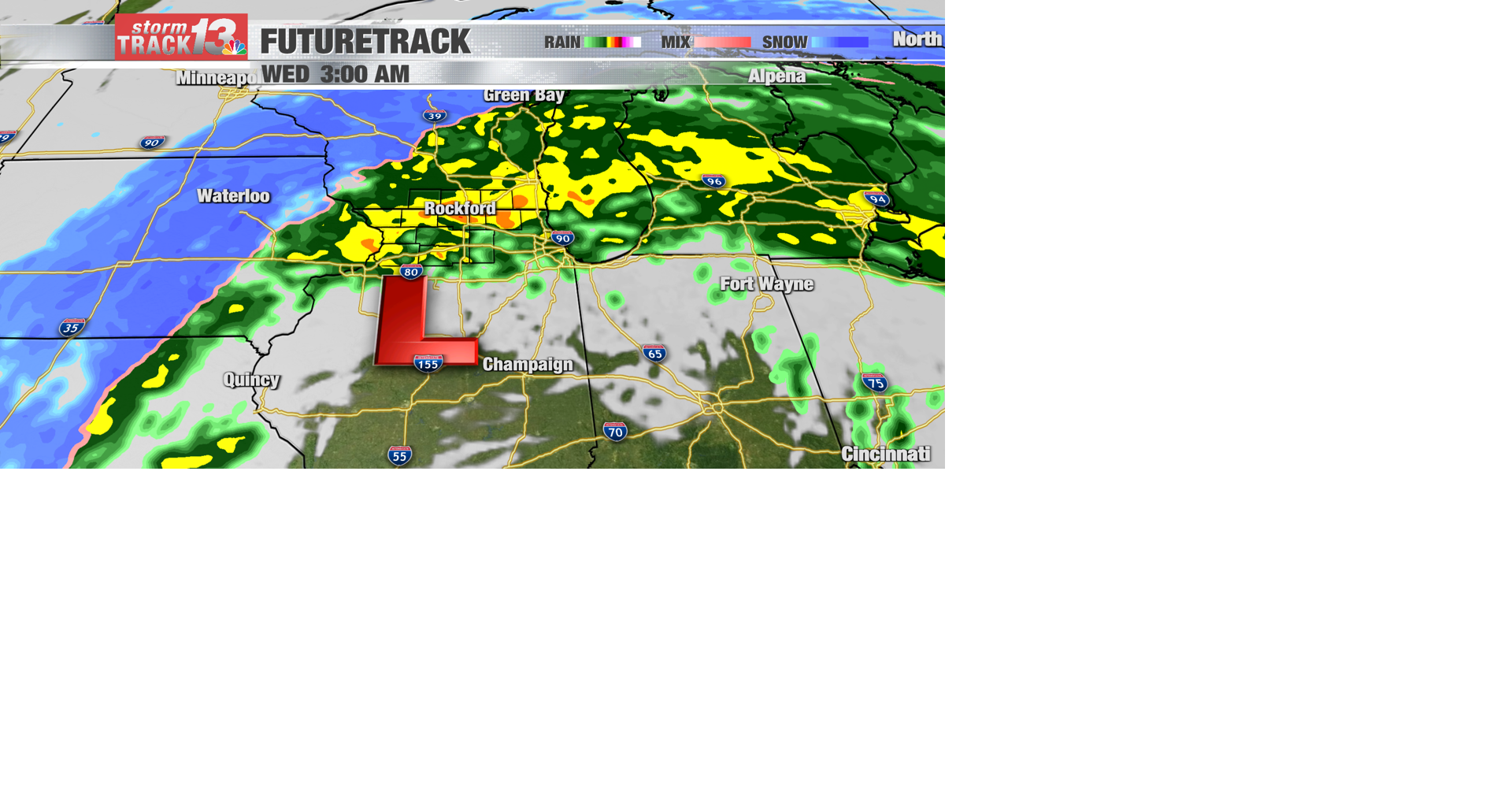 Midweek storm system to bring soaking rain and some wet snow | Weather ...