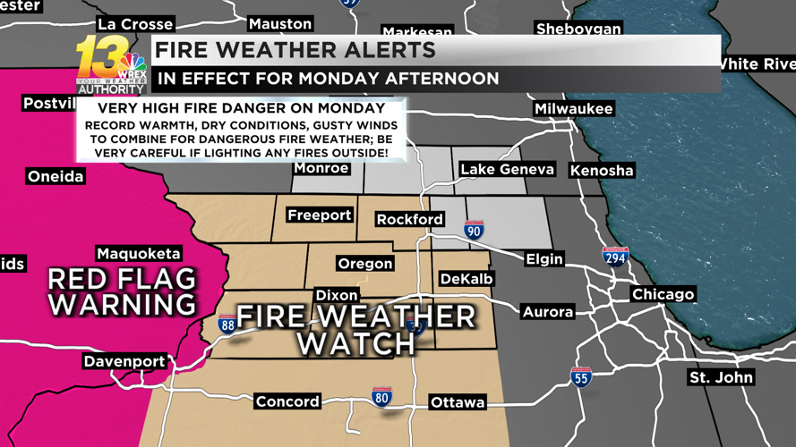 Warm and windy conditions lead to high fire danger, storms this week | Weather | wrex.com