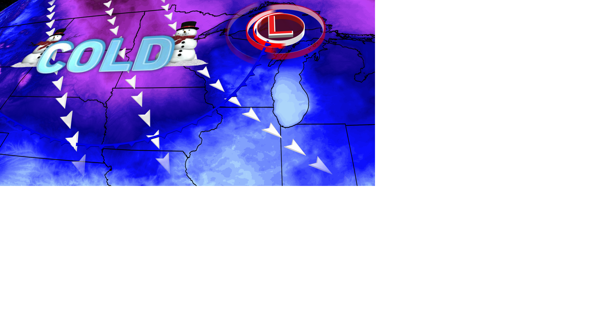 Snow showers at times over bitter cold weekend | Weather | wrex.com