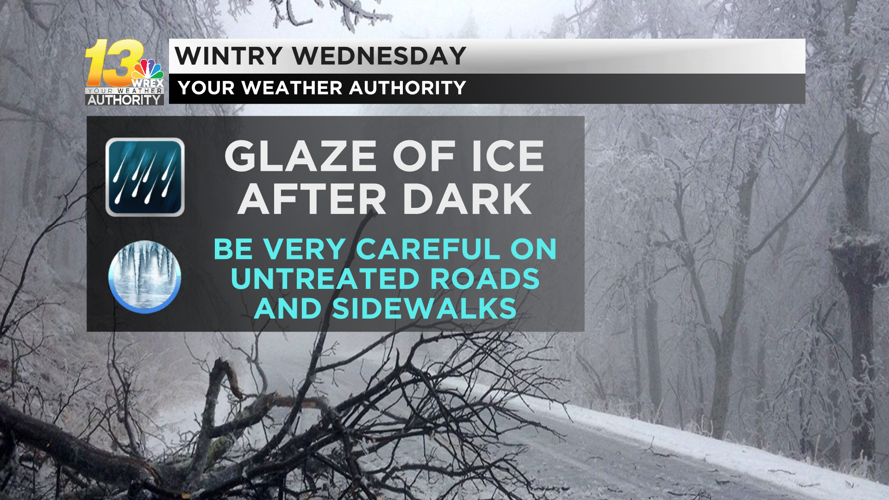 Untreated surfaces to turn icy with freezing rain tonight | Weather ...