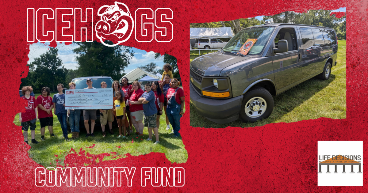 Rockford Ice Hogs donate $20,000 to Life Decisions for new van | News ...