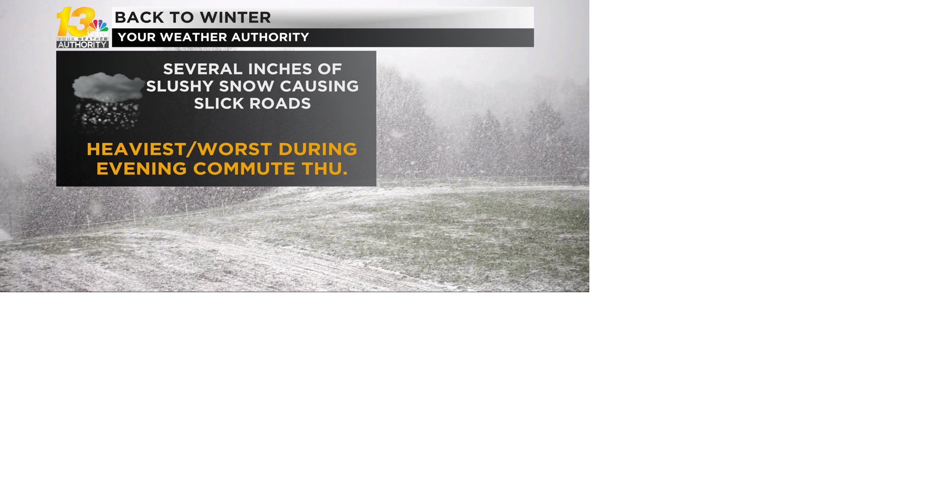 More snow on its way to the Stateline for Thursday | Weather | wrex.com