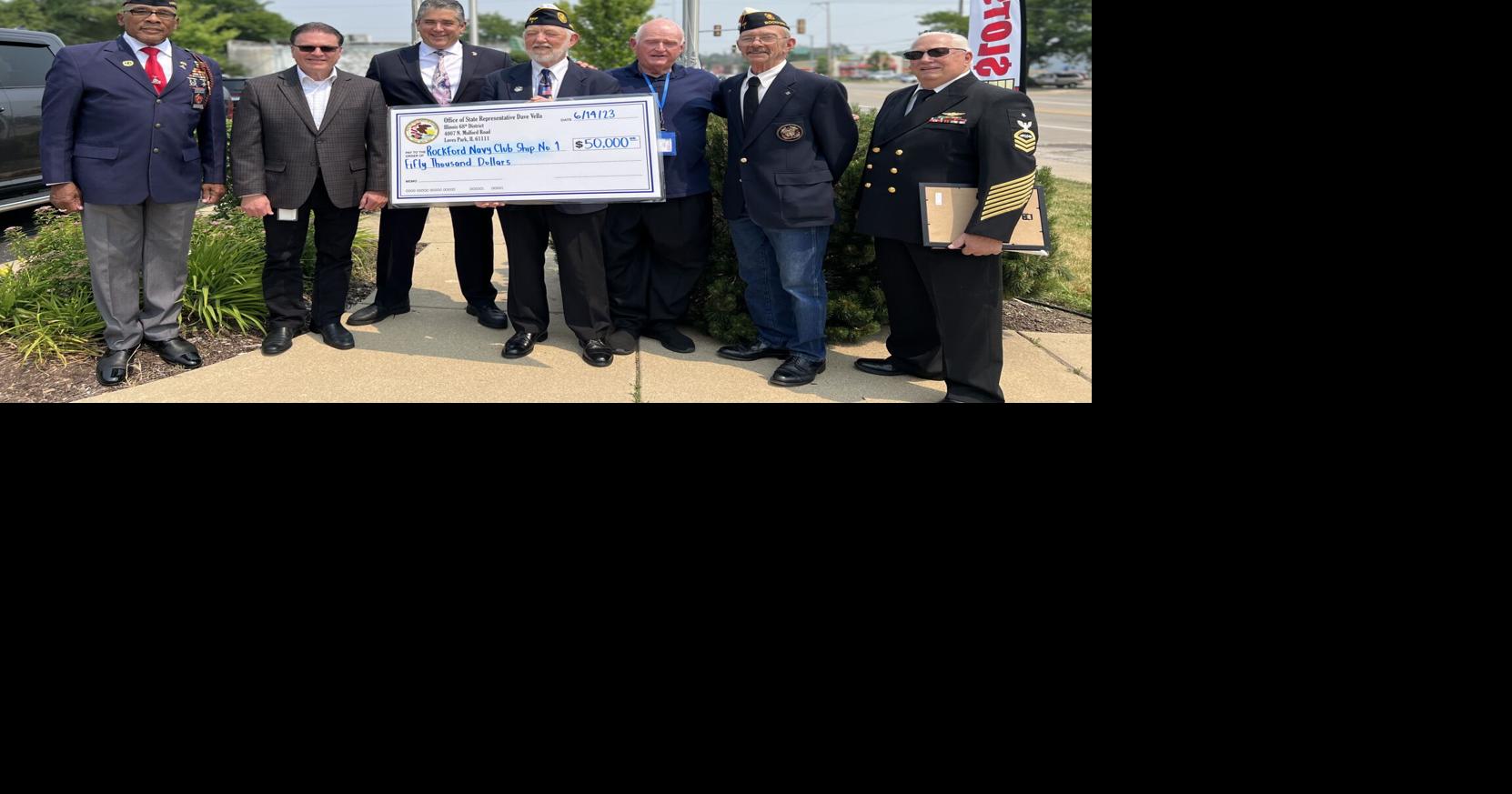 State Rep. Vella presents Rockford Navy Club Ship #1 with $50,000 for ...