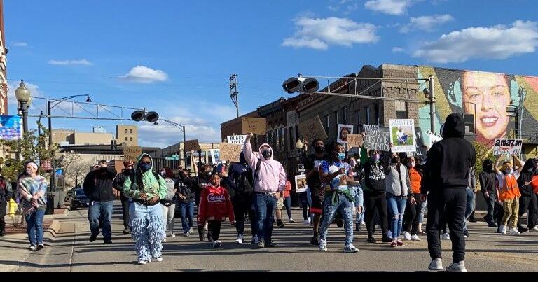 50 people protest over two officer-involved shootings last weekend ...