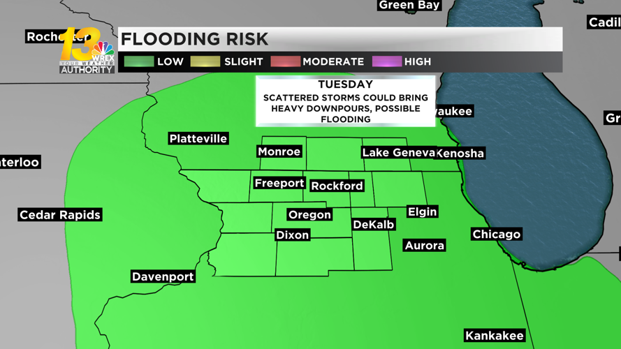 Frequent chances for rain take us through midweek | Top Stories | wrex.com