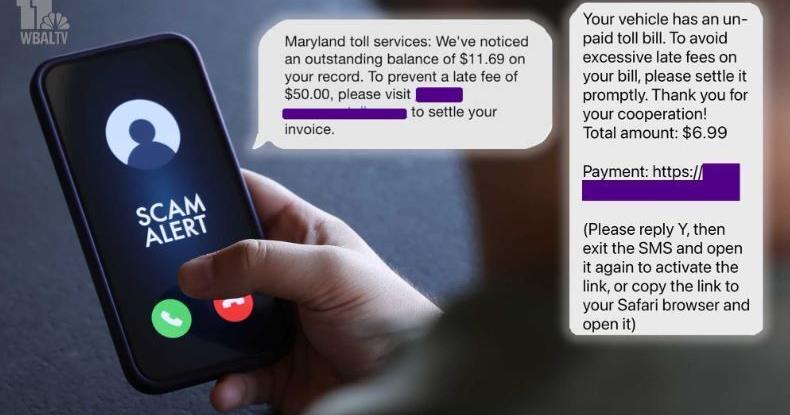 Beware of text messages claiming you owe money for unpaid tolls, MDTA ...