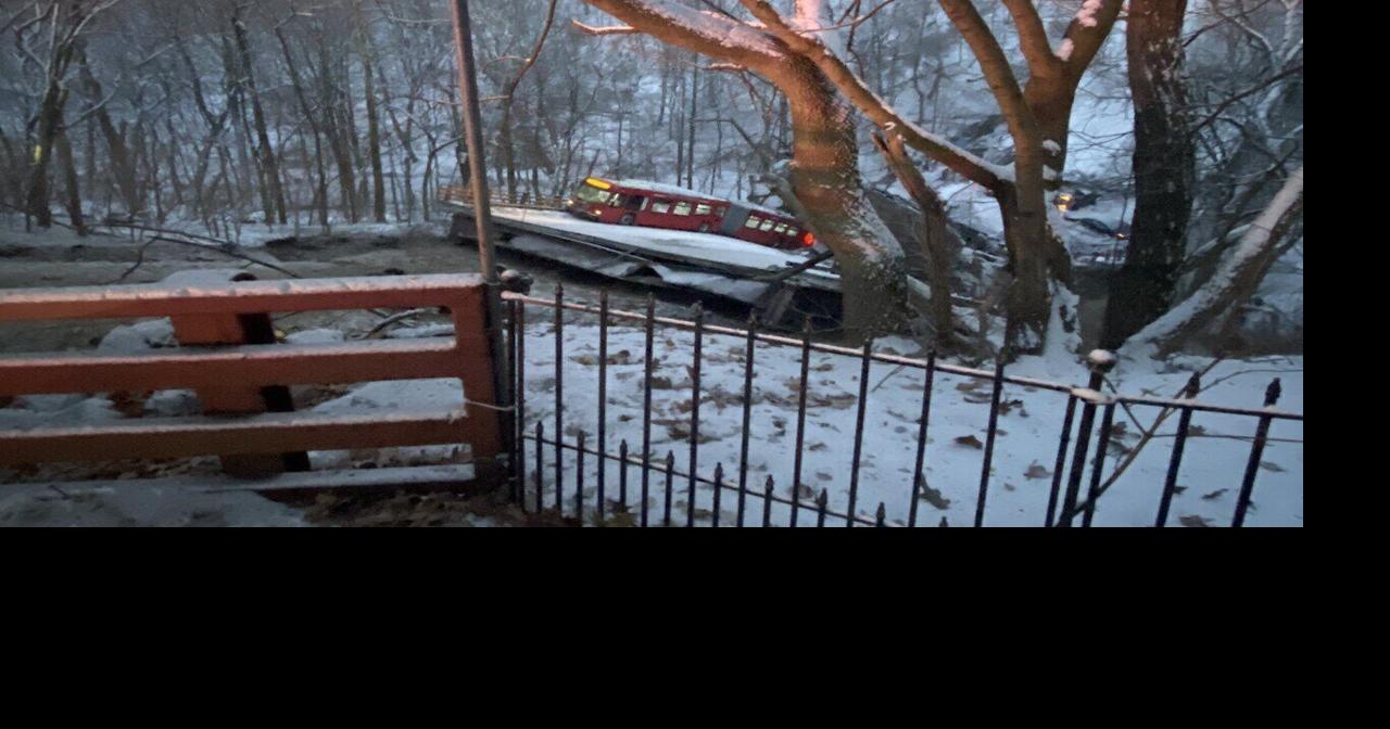 Snow-covered bridge in Pittsburgh collapses hours before scheduled ...