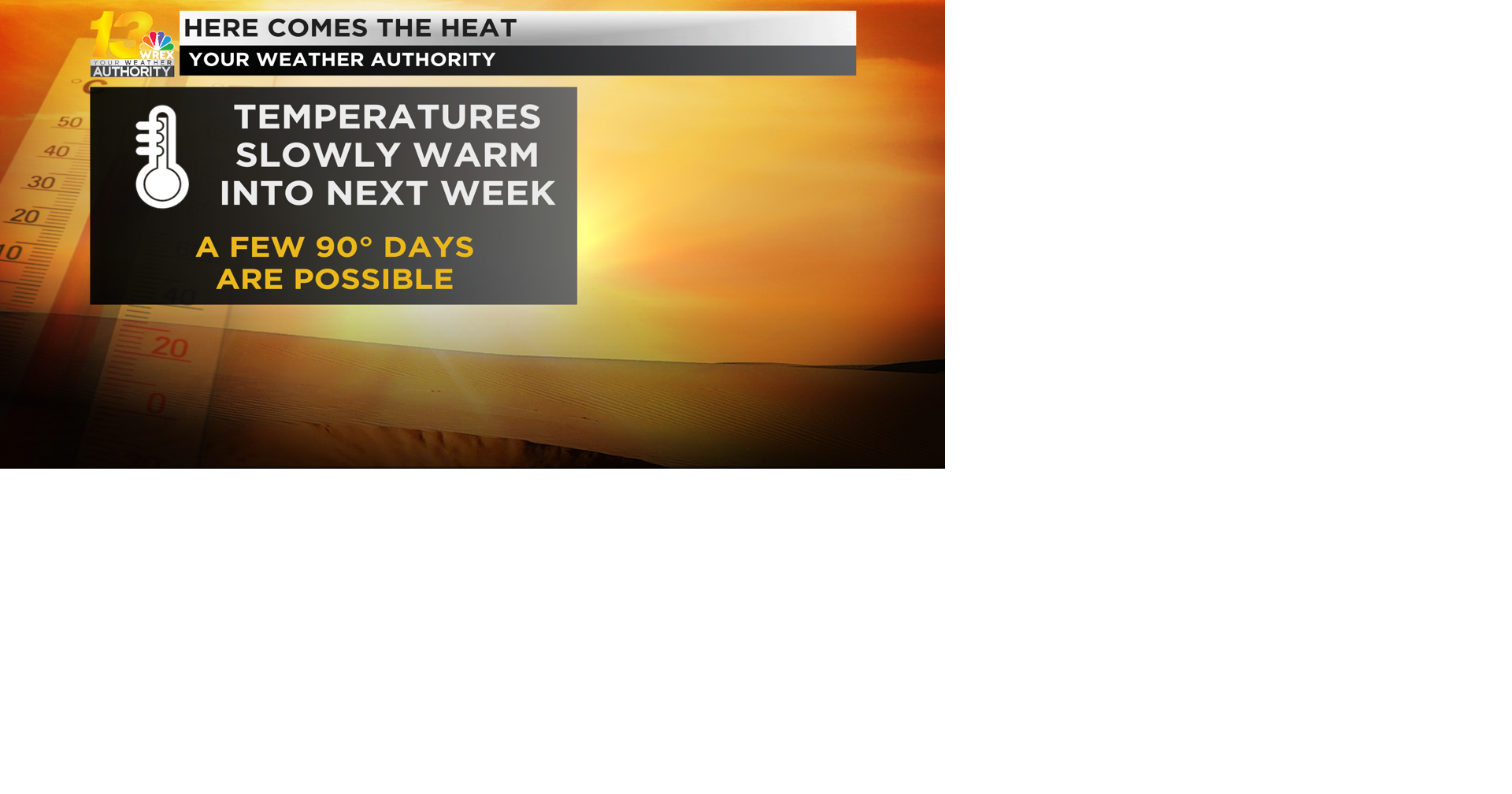 Hotter summer weather slowly sneaks in | Top Stories | wrex.com