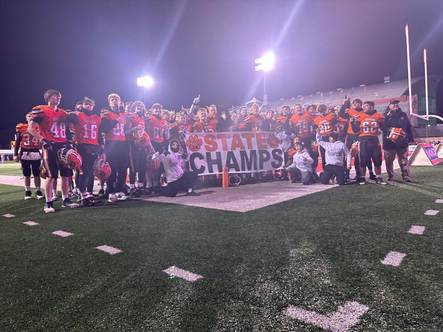 Byron wins 3A State Football Championship with record setting ...