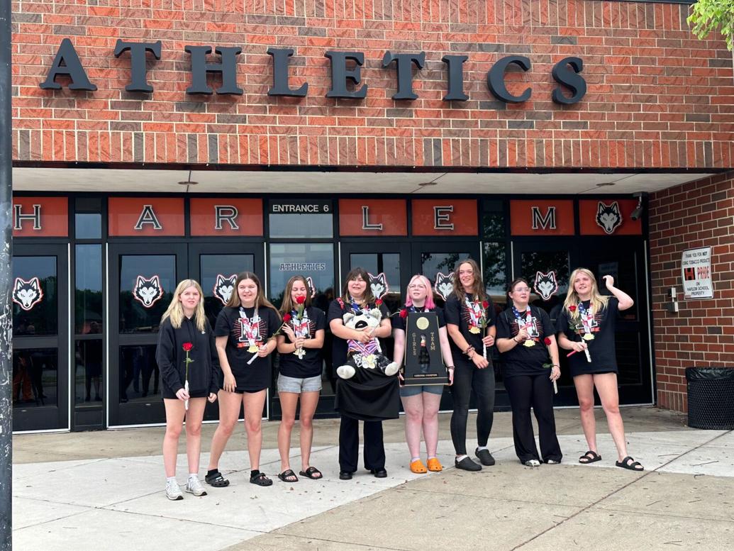 Fans welcome Harlem Girls Bowling home as National Champions | Top ...