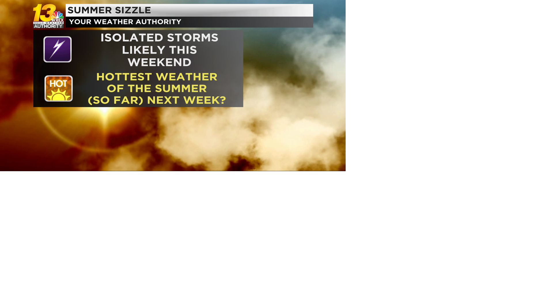 Storms and hot weather are on the way to the Stateline | Top Stories ...
