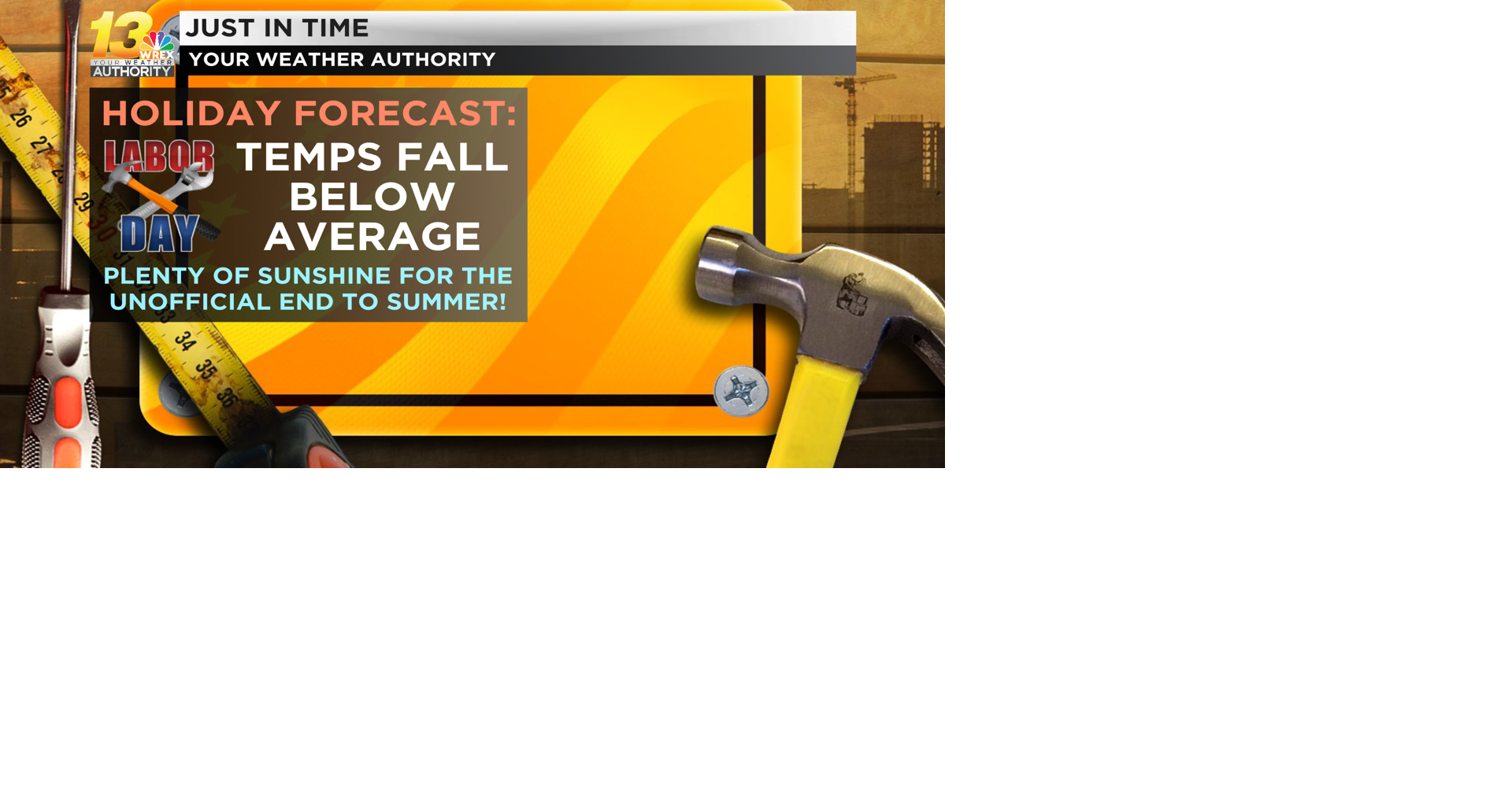 Sunnier skies highlight an excellent holiday weekend travel forecast ...