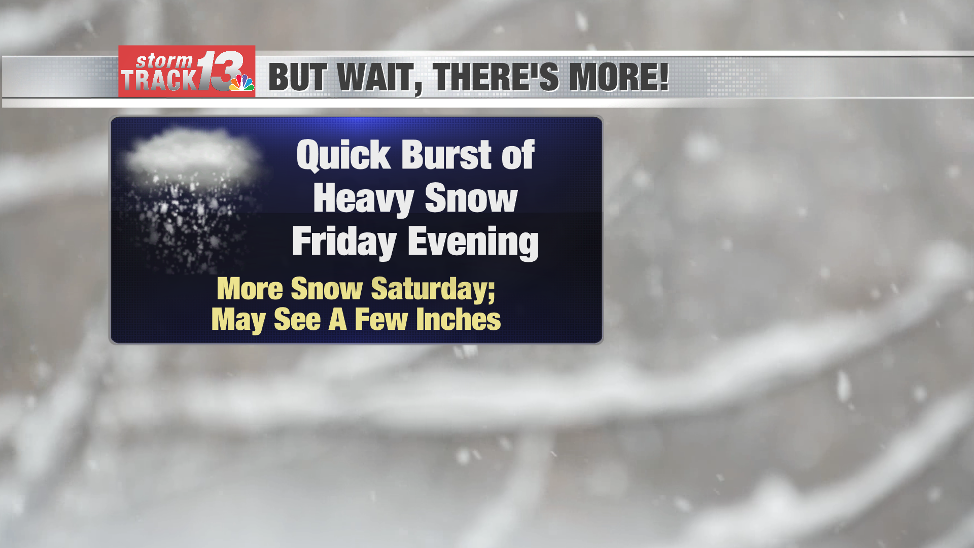 We won't have to wait long for more snow showers | Top Stories | wrex.com