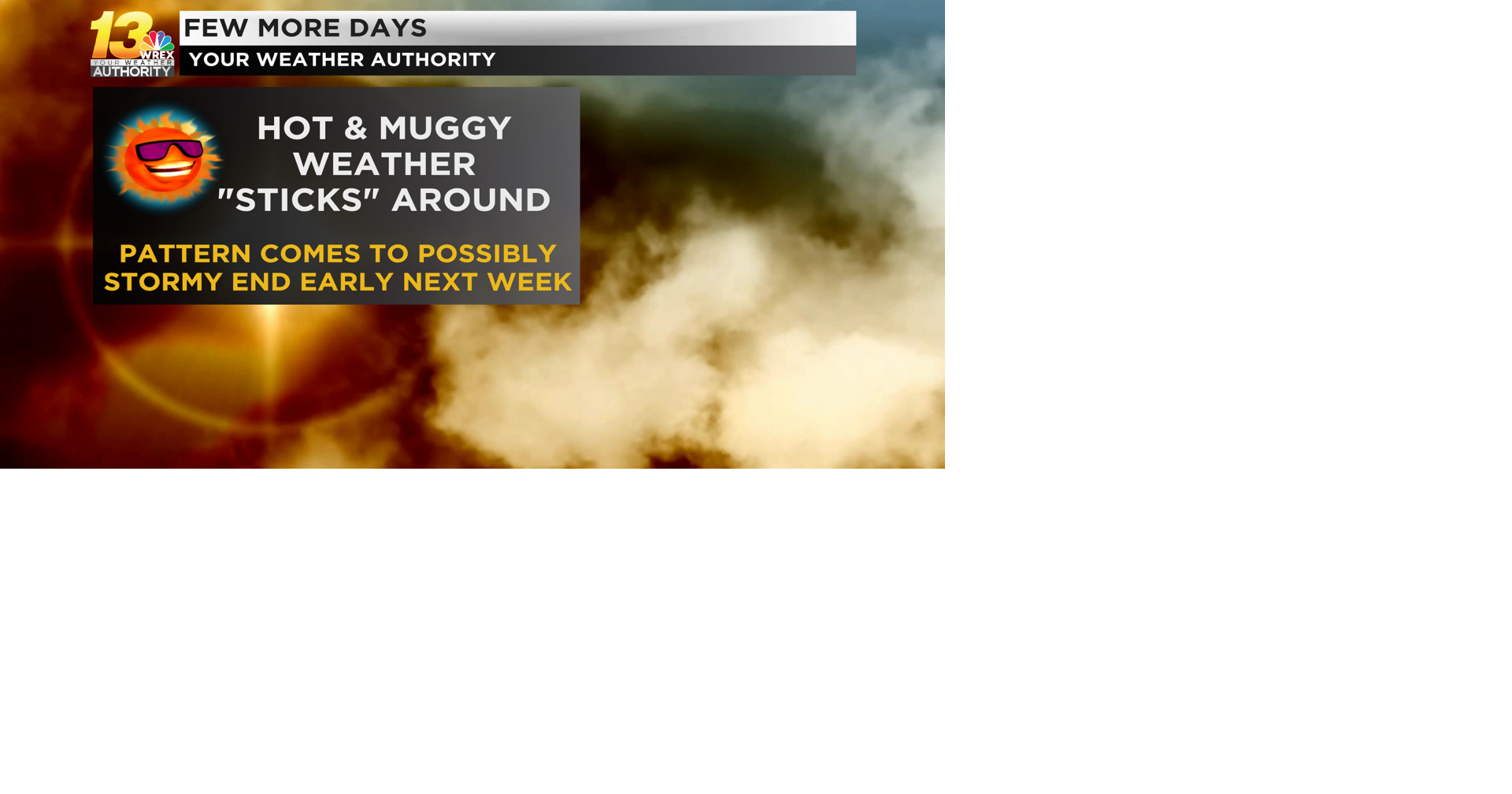 Sweltering heat continues for a little while | Weather | wrex.com