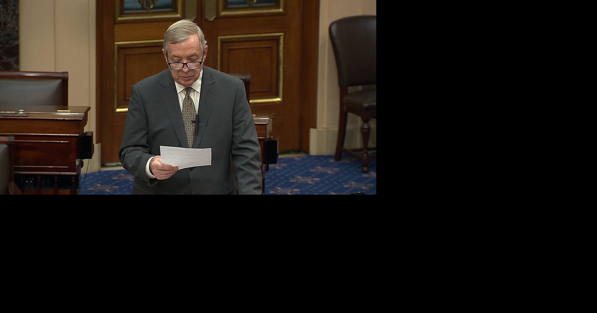 Senator Dick Durbin speaks in support of nation's autoworkers | News ...