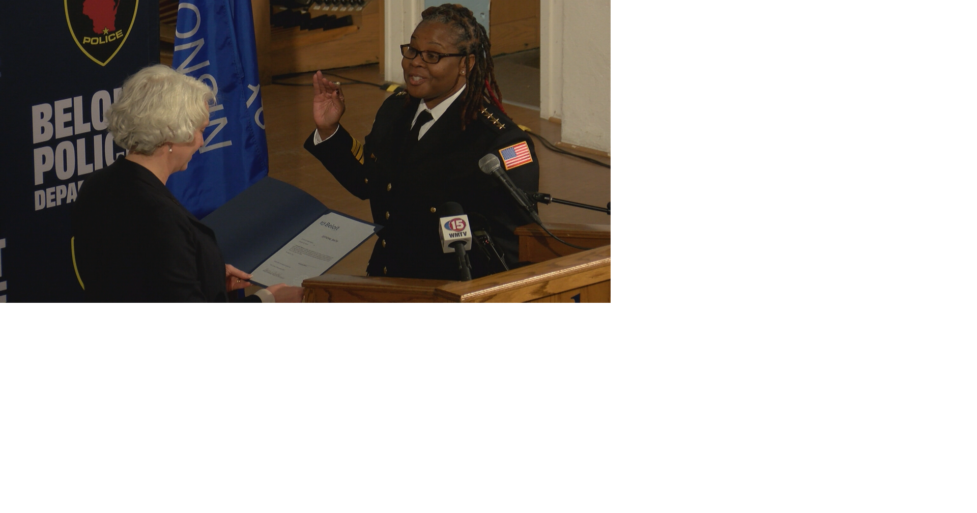 Schonella Stewart takes helm as Beloit's police chief | News | wrex.com