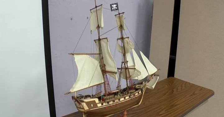 Veteran, former teacher donates model pirate ship to Rockford school ...