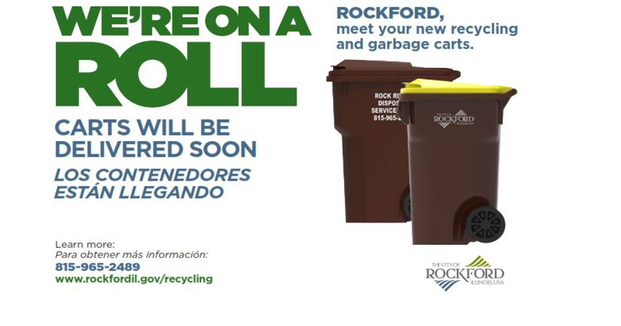 New curbside garbage, recycling carts to be available for Rockford ...