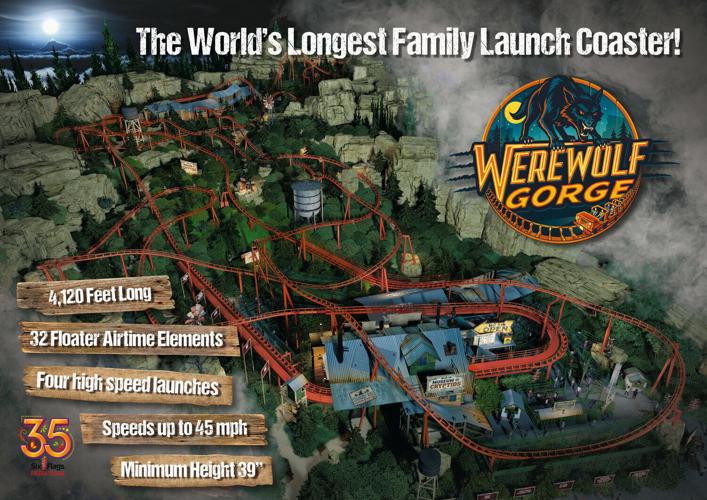 SIX FLAGS FIESTA TEXAS UNLEASHES WEREWOLF GORGE, THE WORLD'S LONGEST ...