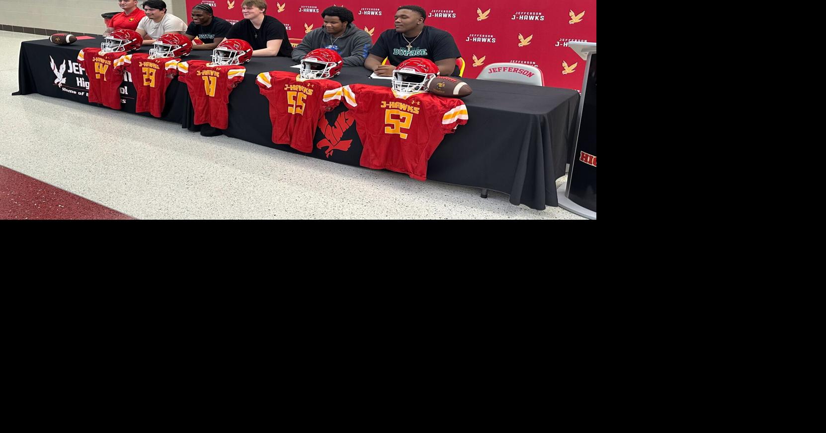 Five Jefferson Football Players Sign Letters Of Intent | Top Stories ...