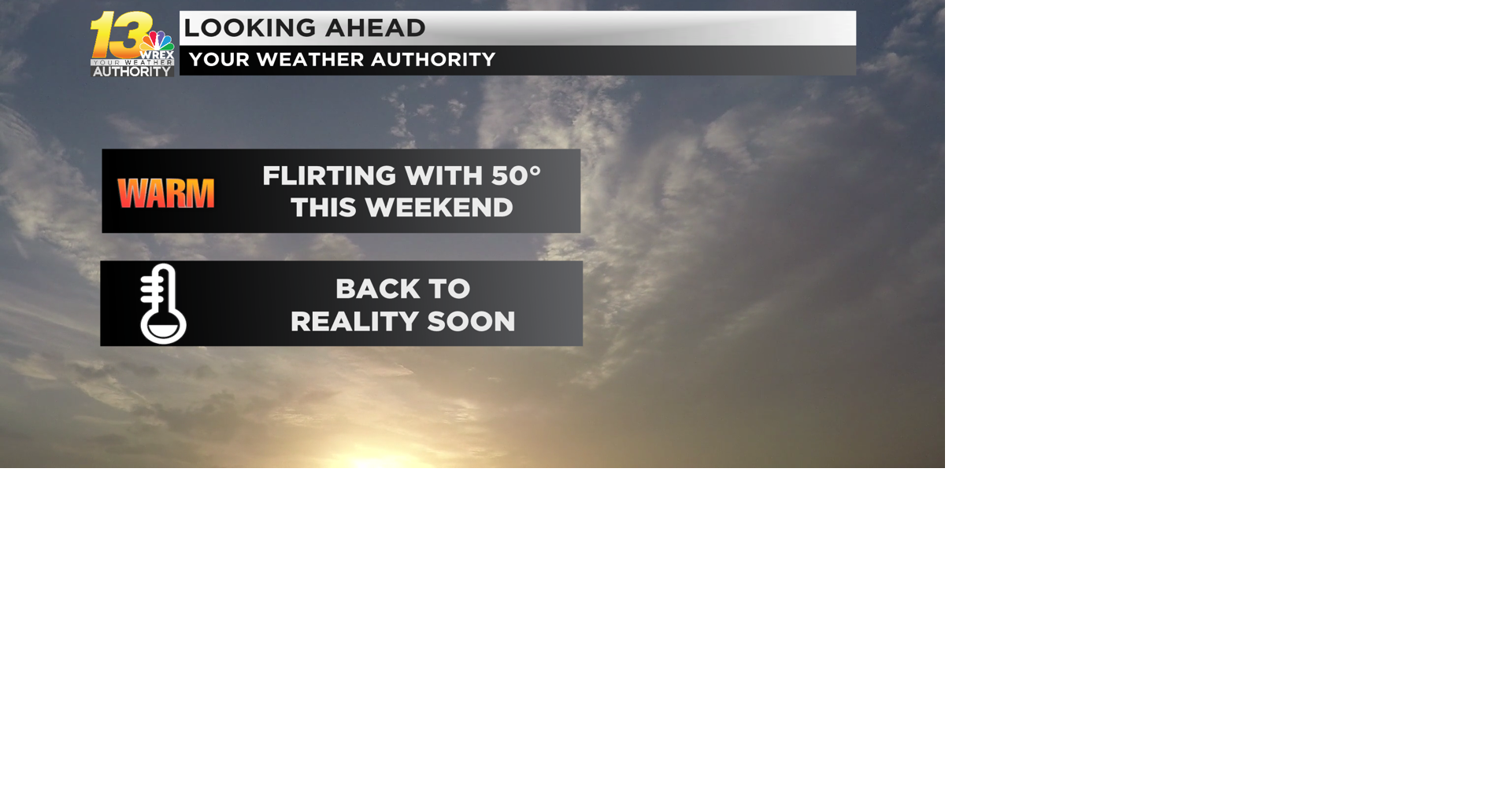 Warm weather doesn't last long after the weekend | Weather | wrex.com