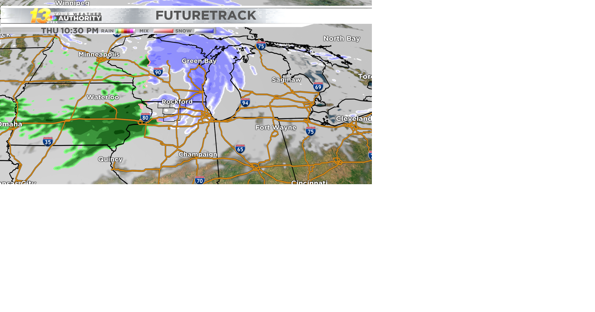 Snow falls ahead of wild weekend temperature swings | Top Stories ...