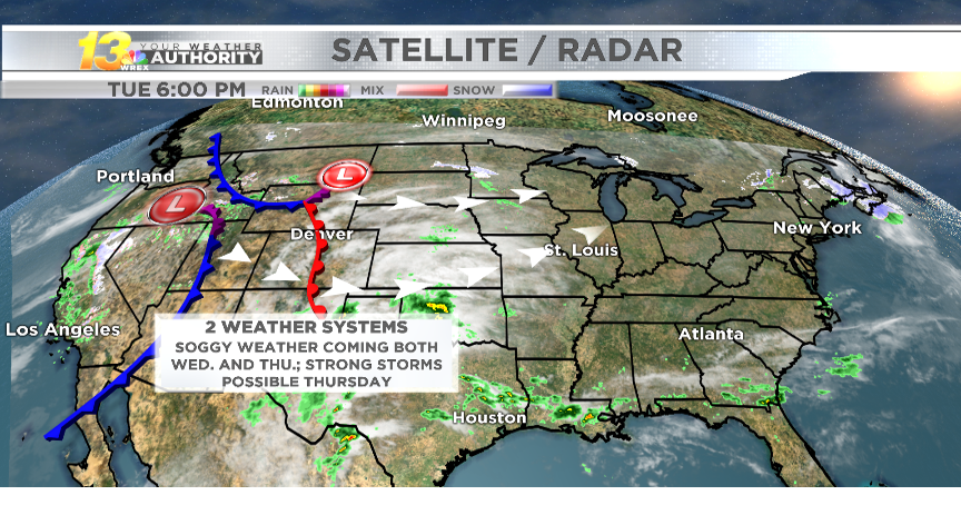 Midweek rain showers and thunderstorms soak the Stateline | Weather ...