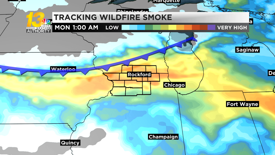 Smoke lingers Sunday, storms possible for some this evening | Weather ...