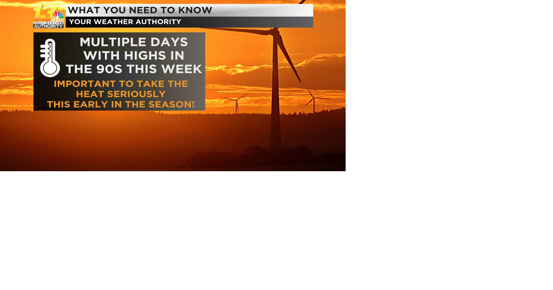 Sweltering heat and humidity continues this week | Weather | wrex.com