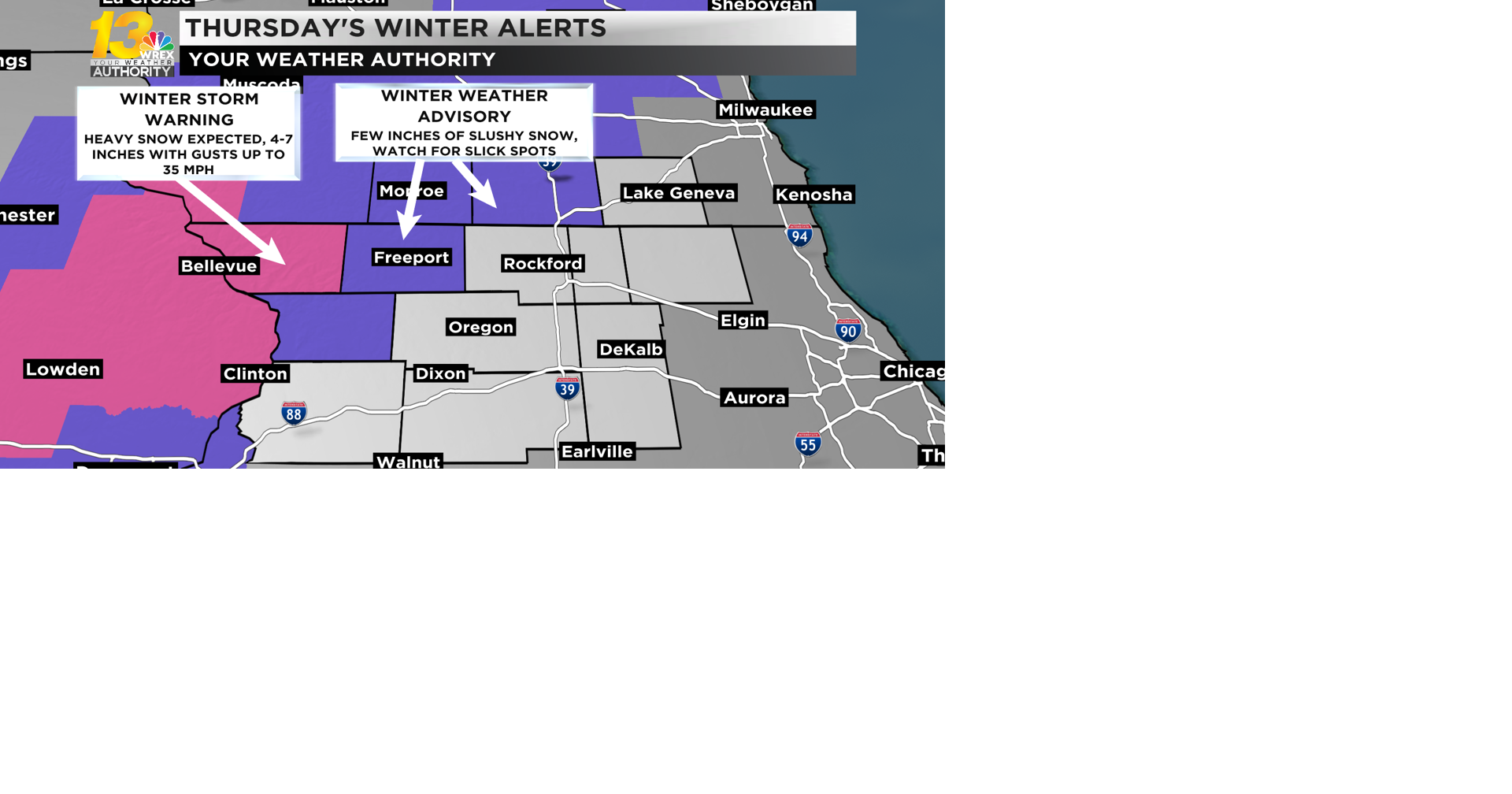 Thursday brings a number of impacts from heavy rain, snow to even ...