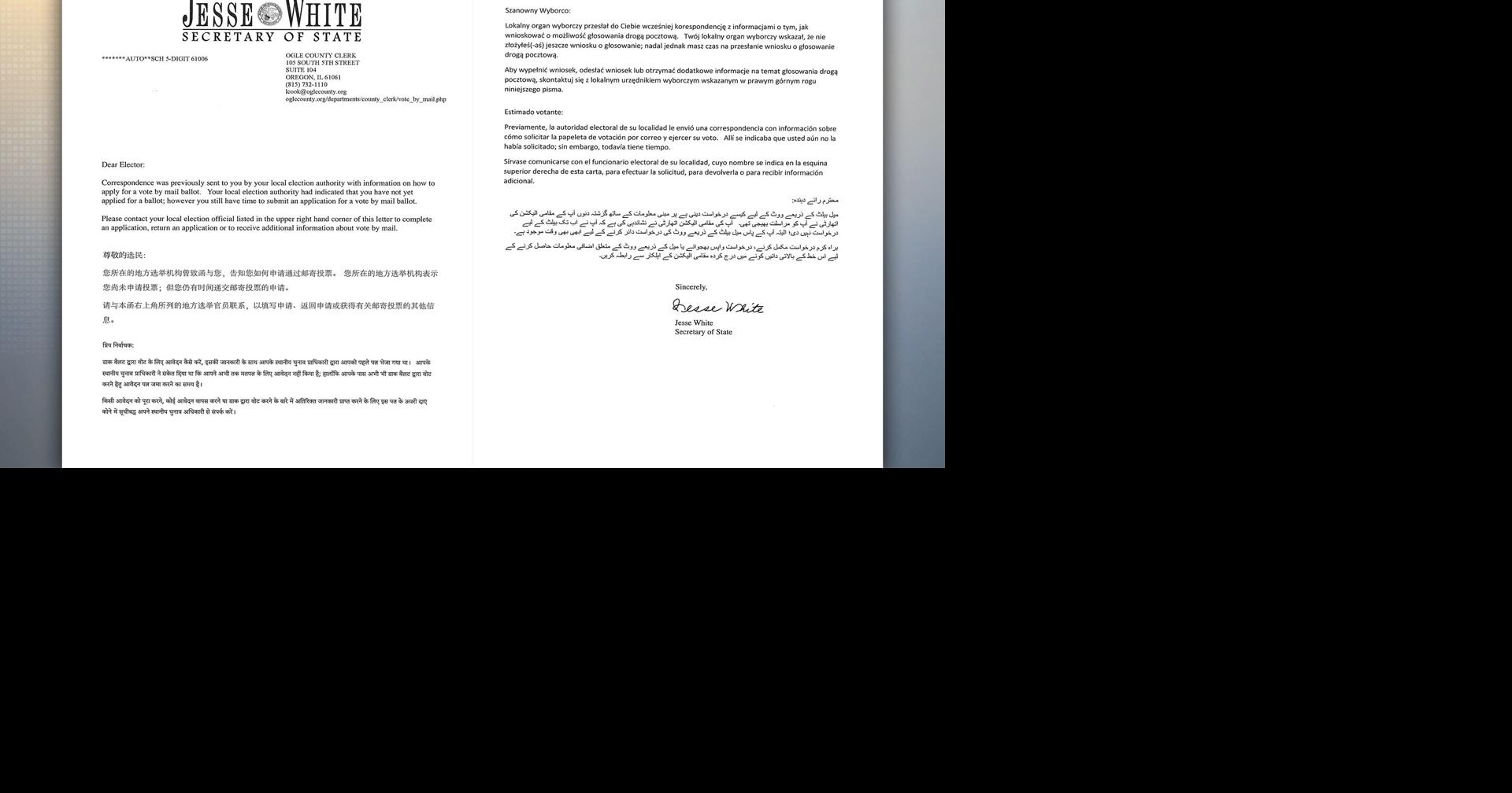 County Clerks: Disregard letter sent by state about mail-in voting ...