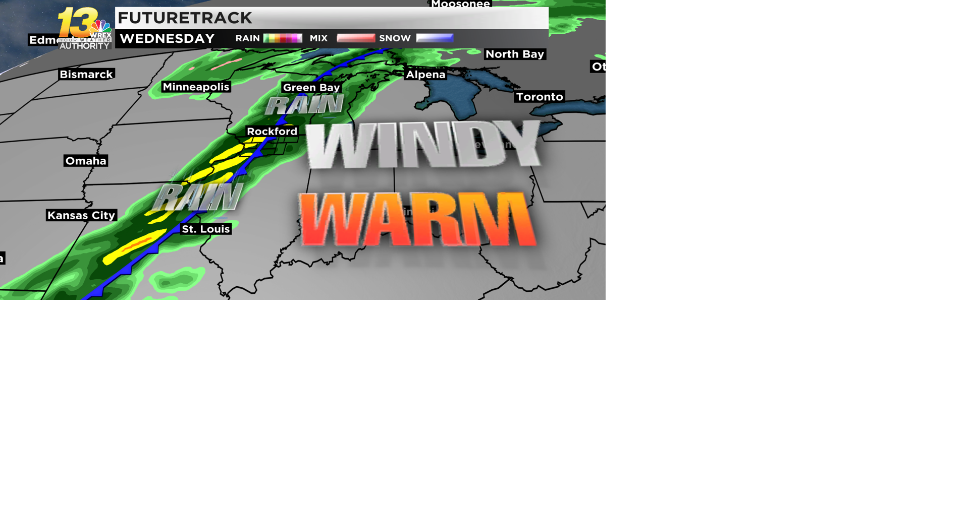 Active pattern brings high winds, record warmth, and rain this week ...