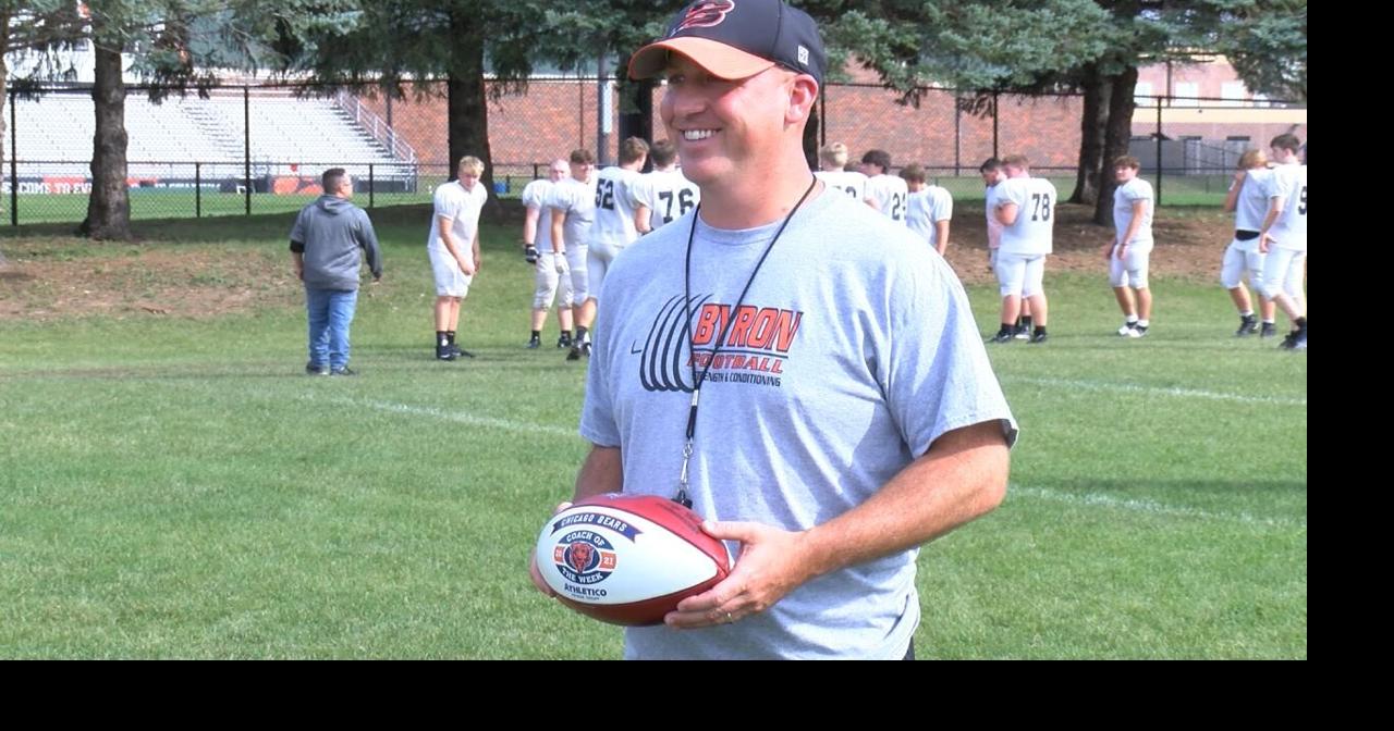 Byron football coach honored as Coach of the Week | Sports | wrex.com