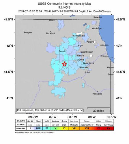 3.4 Magnitude Earthquake Near Somonauk, Illinois | News | wrex.com