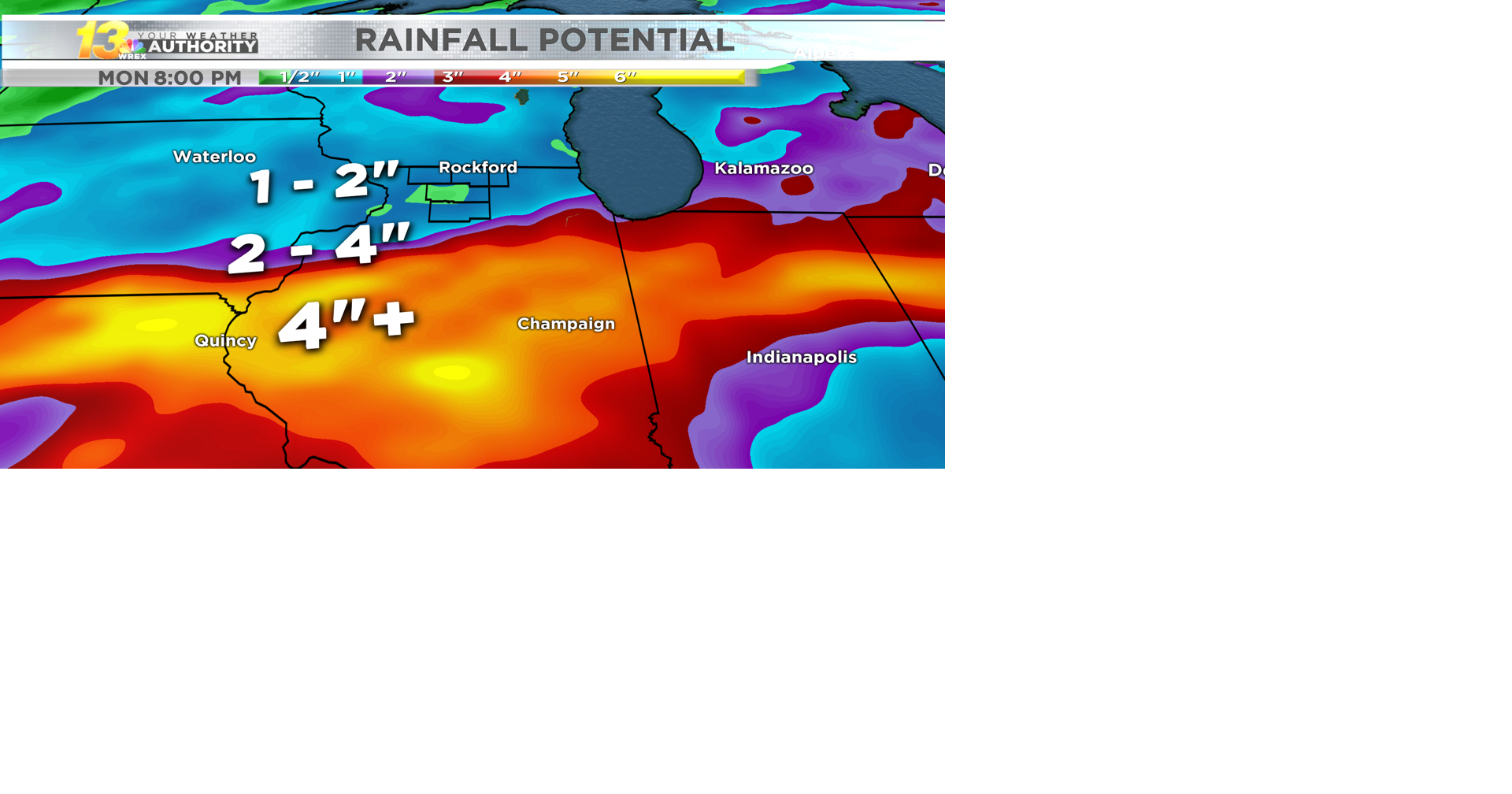 Scattered soaking rain may bring a flash flood side effect | Weather ...