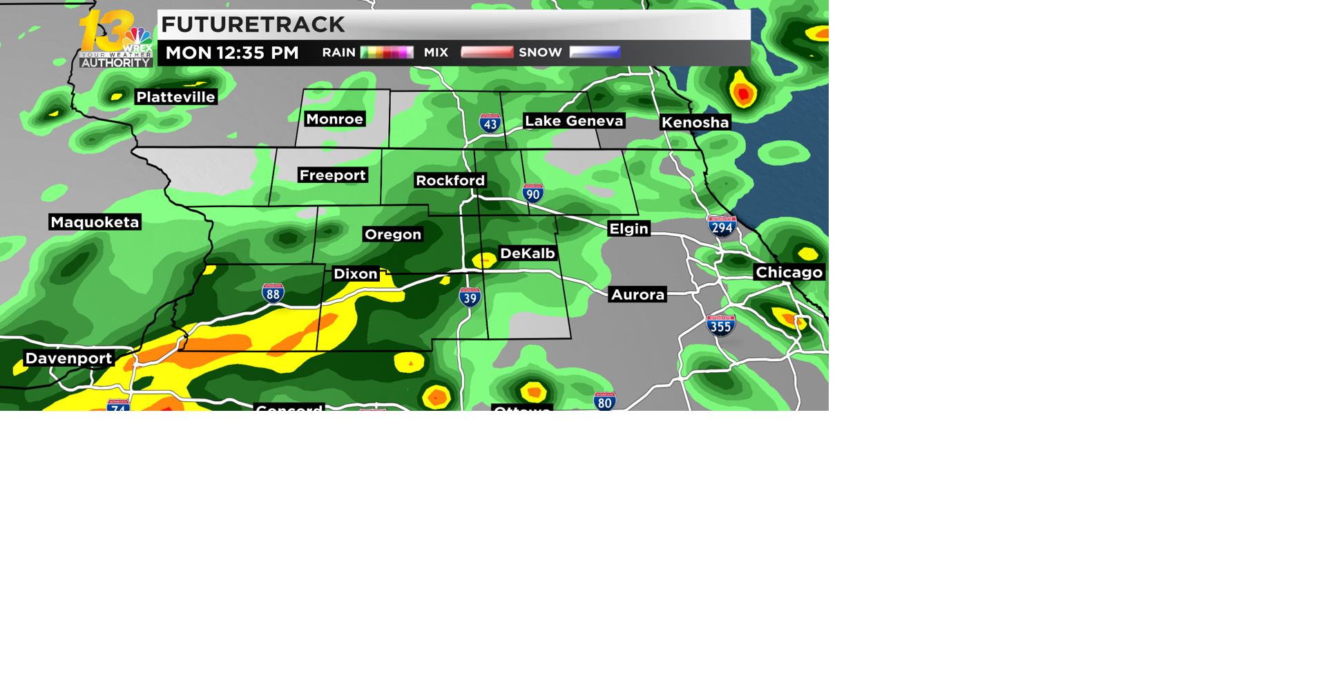 Gloomy and rainy weather kick off the new week | Top Stories | wrex.com