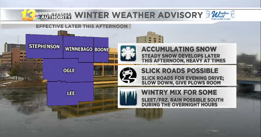 Snow showers mean slushy roads throughout Friday evening | News | wrex.com