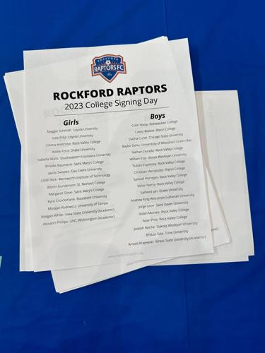 Rockford Raptors celebrate college signings | Top Stories | wrex.com