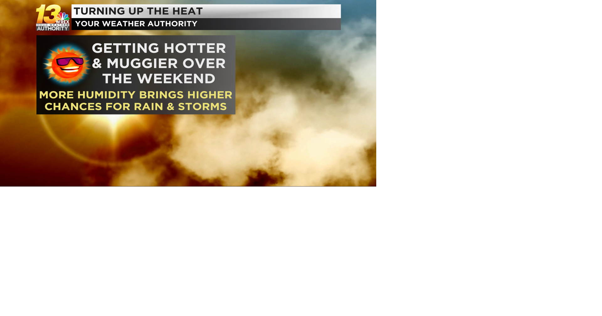 Turning muggy and active over the weekend | Weather | wrex.com
