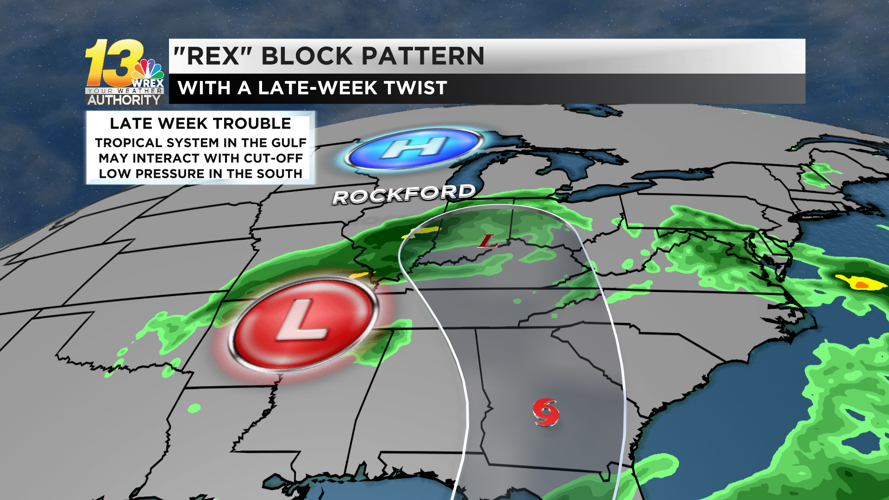 Cloud cover and cool temperatures are left behind after a rainy start ...