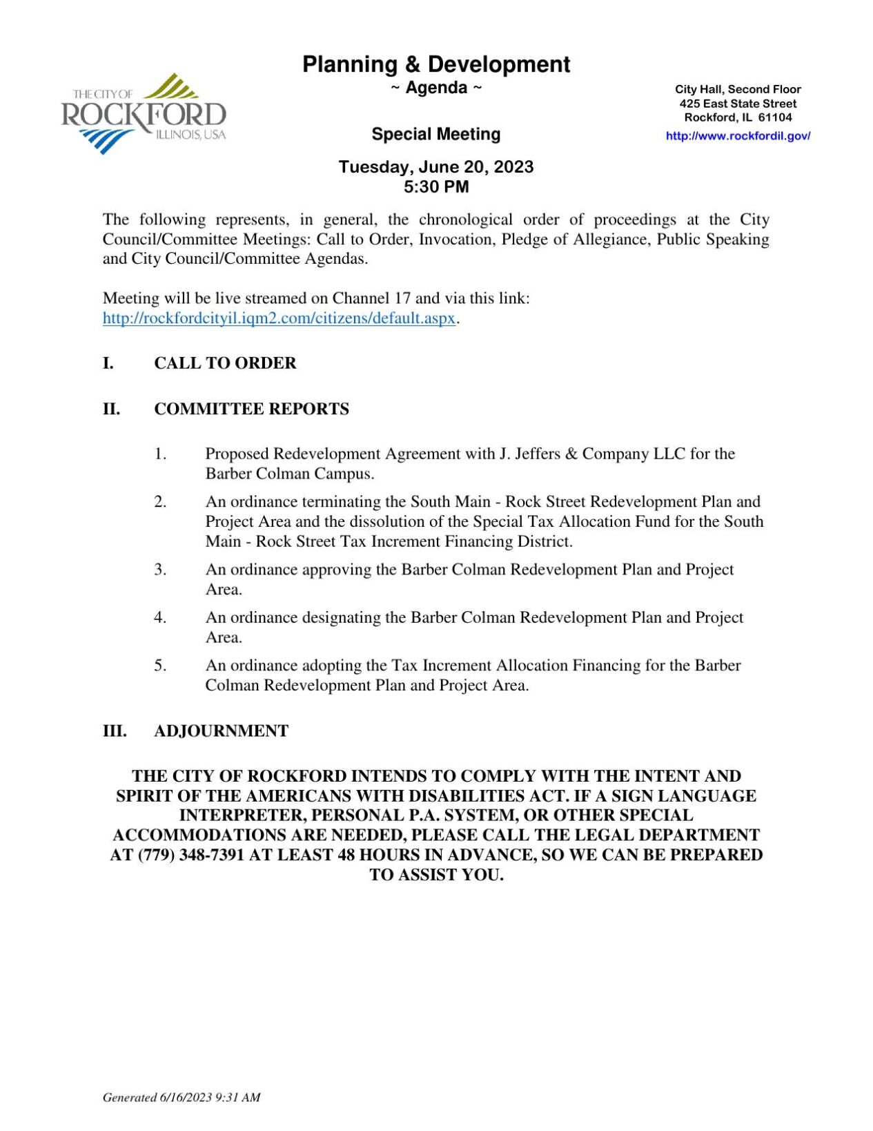 Rockford City Council to vote on moving forward with Barber Colman ...