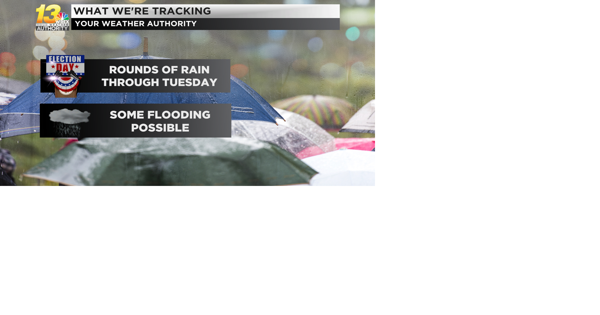 Rounds of rain continue, some flooding possible Monday night | Weather ...