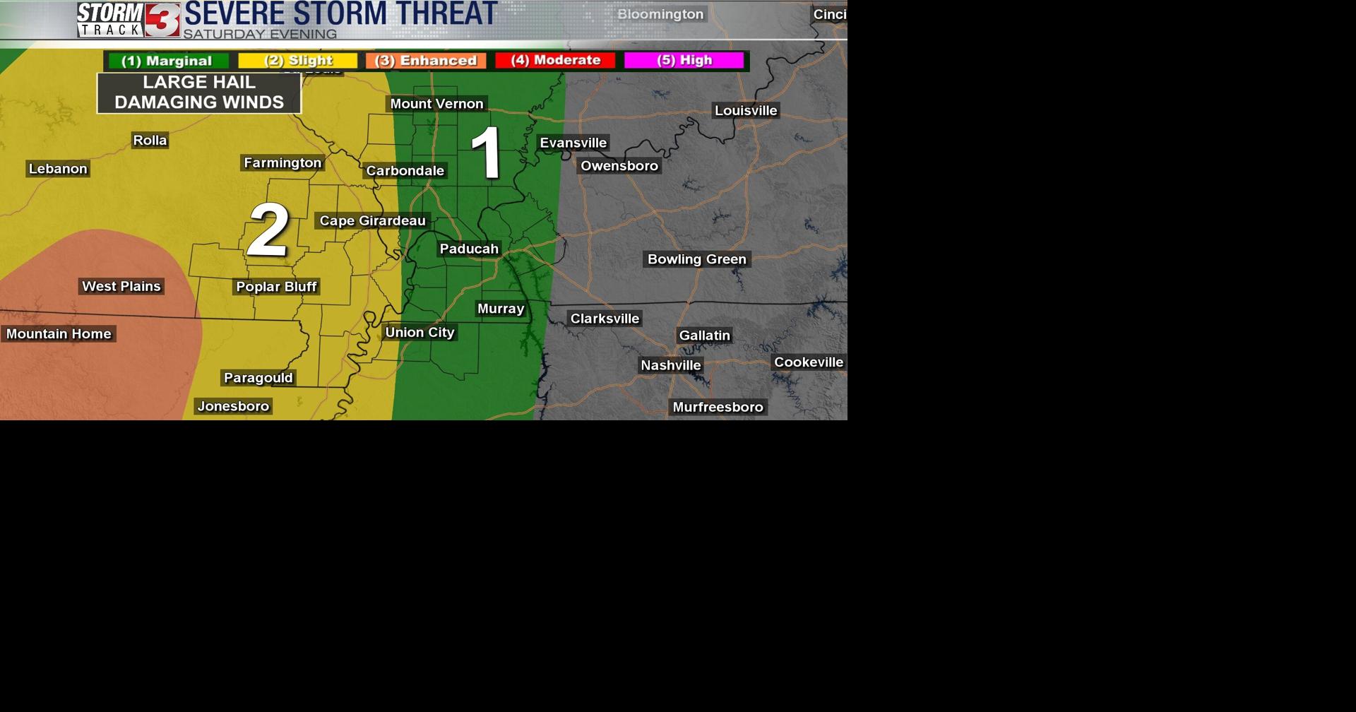 Very warm through Saturday, but a cold front brings storms Saturday ...