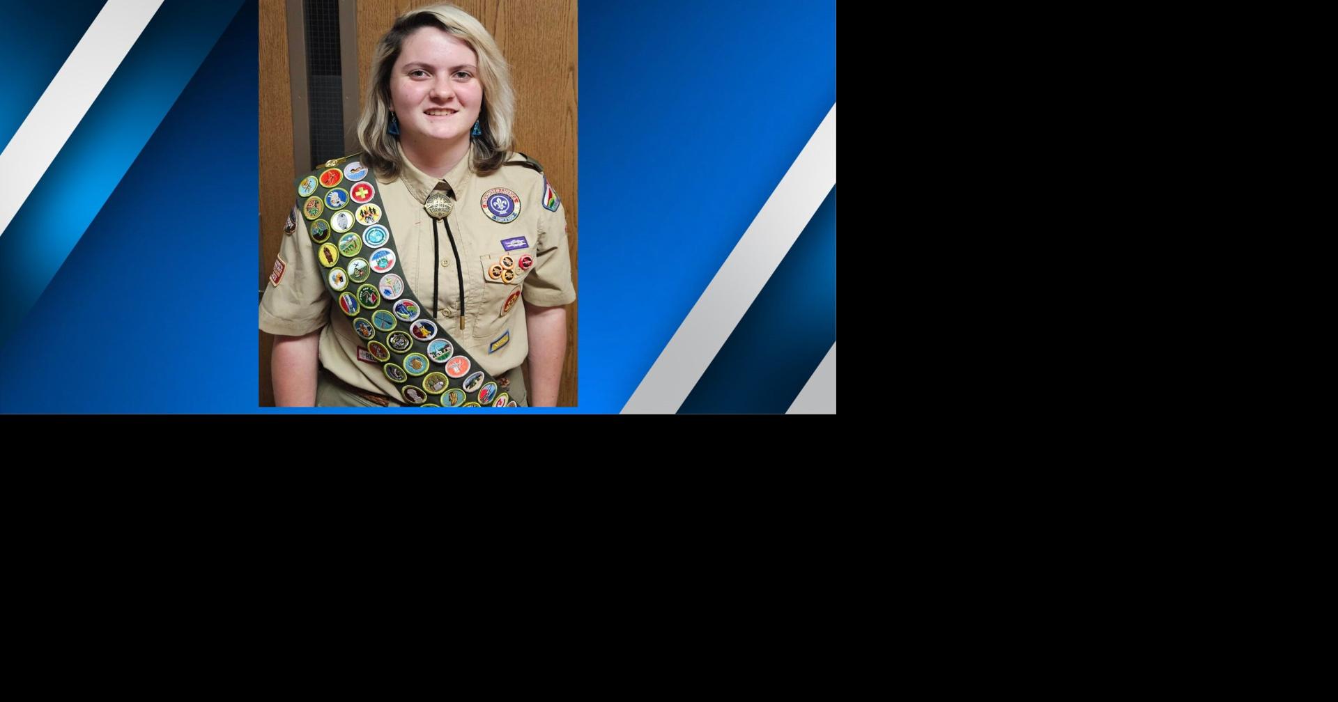 Alayna Evans makes history as Big Muddy's first female Eagle Scout ...